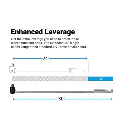 Snapklik.com : 1/2 In Drive 30 In Extended Leverage Breaker Bar