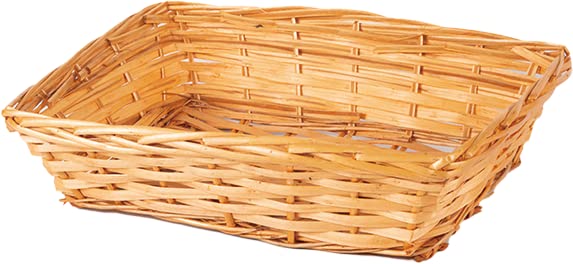 10 X Natural Wicker Hamper Basket Wicker Trays Gift Basket Retail ...