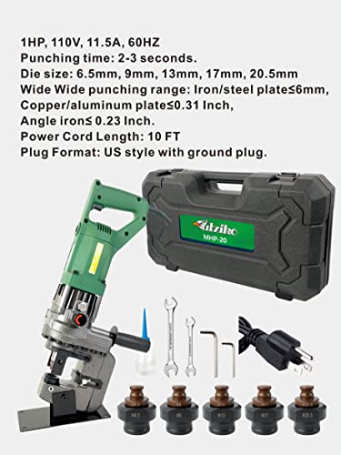 Snapklik.com : UTZIKO 1.2 HP 110V Hydraulic Puncher Electric Hydraulic ...