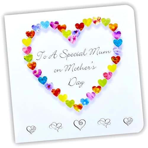 Handmade Mother's Day Card - To A Special Mum - Colourful 3D Hand made ...