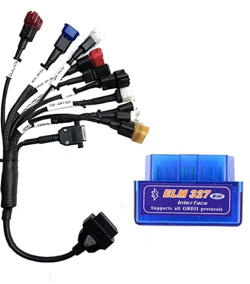 Mapout24 BS6 Bike OBD Scanner All Bike Heavy Duty Molded Universal Wire ...