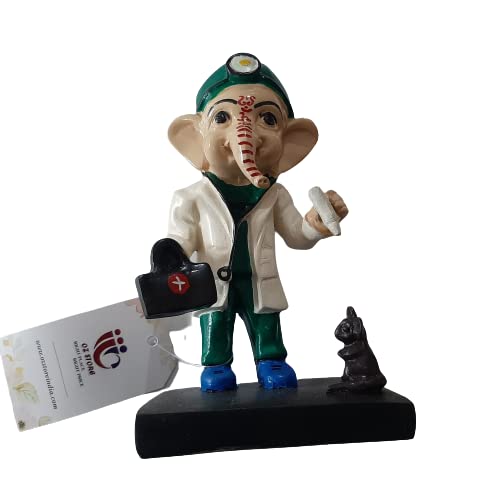 Buy Doctor Ganesha | Ganpati | Best for Decor & Gift | 8 x 4×3 Inch ...