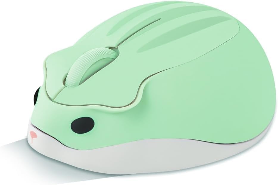 Amazon.com: Wireless Mouse Cute Hamster Shape Silent Portable Mobile ...
