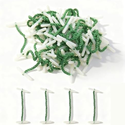 Alinw 100 Pcs Treasury Tags, Paper Binder with Plastic Ended, Treasury ...