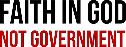 Amazon.com: Faith In God Not Government Vinyl Decal Wall Laptop Bumper ...
