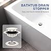 Amazon.com: Brushed Nickel Universal Tip Toe Tub Stopper, Pop Up ...