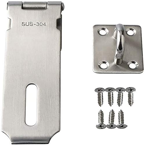 Jsentai Security Hasps for padlock, Heavy Duty 304 Stainless Steel ...