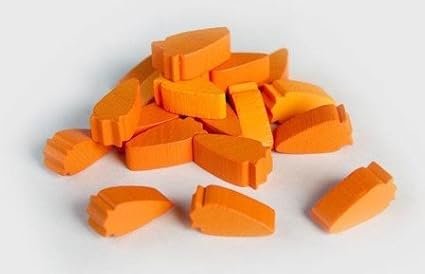 Amazon.com: Mayday Games 10 Carrot Veggie Token Set : Toys & Games