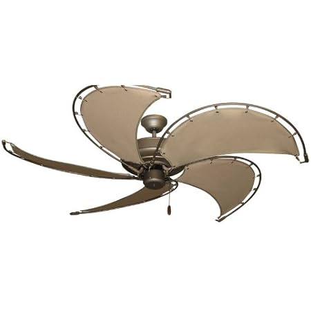 Amazon.com: Gulf Coast Fans Raindance Nautical Ceiling Fan in Antique ...