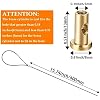 Amazon.com: MARRTEUM Gate Latch Cable Pulls Kit, Black Spring Loaded ...
