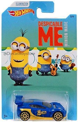 Hot Wheels Despicable Me Minion Made 1:64 Synkro 3 Years & Above (Blue ...