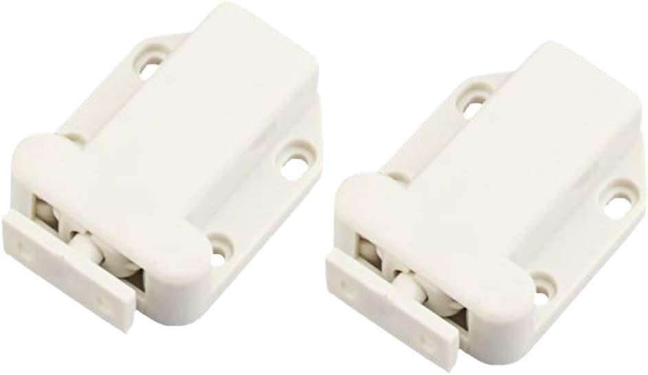 DOITOOL 2PCS Push Latch Rebound Self-Locking Cabinet Door Catch,Non ...