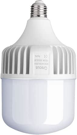 400W-500W Equivalent LED Light Bulb, Bright White Bulbs 6500K 65Watt ...