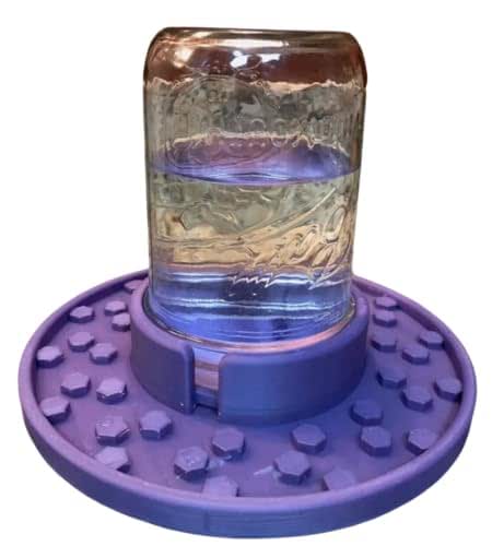 Amazon.com: Bee Feeder for Wide Mouth Mason Jars | Bee Insect Waterer ...