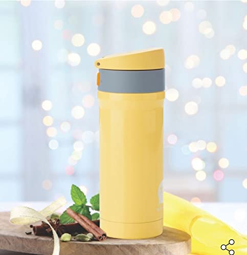 Tupperware Insulated Mini City Thermal Bottle 300ml - 1pc - Yellow ...