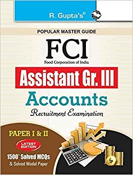 Buy FCI Assistant Grade III (Accounts) Recruitment Exam Guide Book ...