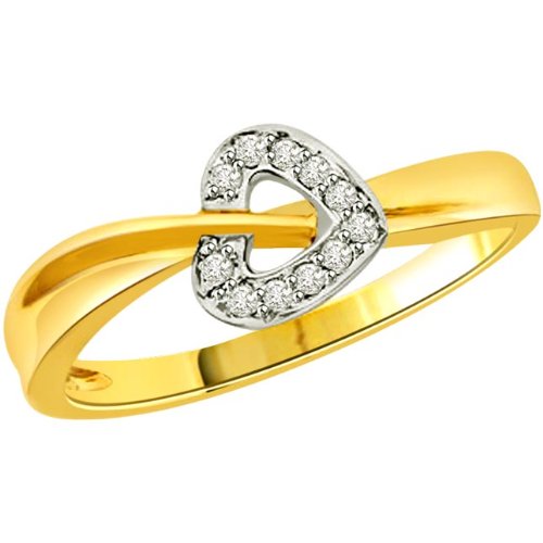 Buy Surat Diamond 18K Yellow Diamond Ring at Amazon.in
