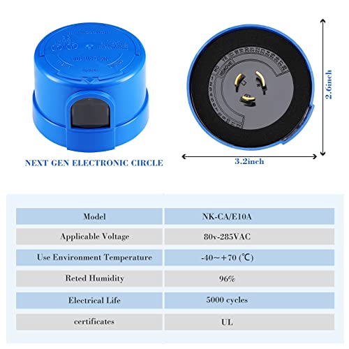 Snapklik.com : Photocell - Twist Lock Photocell 3Pcs Photocell Sensor ...