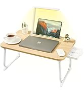 Amazon.com: Laptop Desk for Bed Lap Desk with LED Desk Light ...