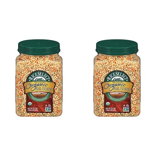 Amazon.com : RiceSelect Organic Tri-Color Pearl Couscous, 24.5 Ounce ...