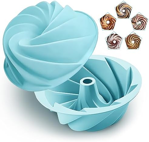 Amazon.com: CAIRIAC Rainbow Cake Mold Silicone Molds for Baking, Resin ...