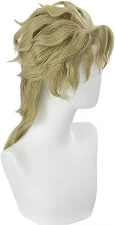 Anime JoJo's Bizarre Adventure Cosplay Wig, Dio Brando Short Blonde Wig ...