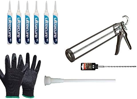 Dryrod Damp Proofing Rods DPC Kit: Treats 6 Linear metres (9" Wall ...
