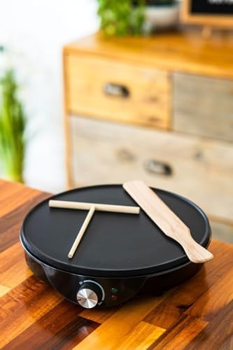 Marco Paul ® Electric Pancake & Crepe Maker 12" Non-Stick Hot Plate Non ...