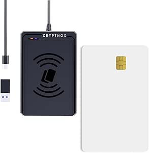 Amazon.com: Cryptnox FIDO2 Mifare DESFire Security Card + Contactless ...