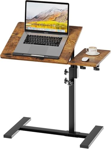 Amazon.com: iabifo Height Adjustable C-Shaped Table with Removable ...