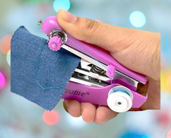 Mini Manual Stapler Style Hand Sewing Machine Craft, Clothes Stitch ...