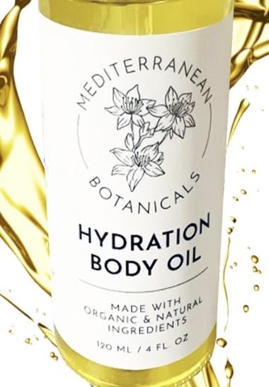 Amazon.com : Organic Face and Body Oil - for Dry Skin, Fast-Absorbing ...