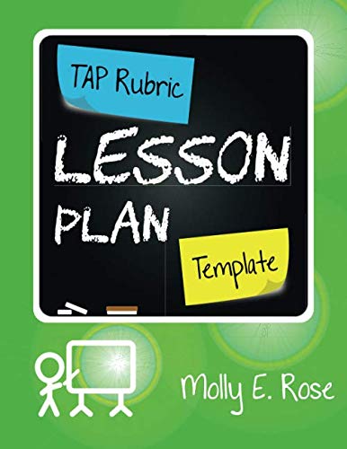Tap Rubric Lesson Plan Template: Rose, Molly Elodie: 9798627487793 ...