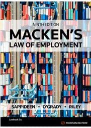 Macken's Law of Employment 9th Edition: Paul O'Grady, Joellen Riley ...