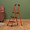 BonKaso Premium Steel Multipurpose Climb Easy Anti-Slip 3-Step Foldable ...