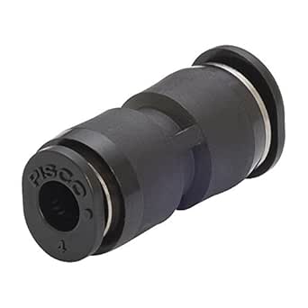 Amazon | 日本ピスコ(PISCO) 小型ワンタッチ継手(チューブフィッティングミニ) 違径ユニオンストレート 適用チューブサイズ:4mm,3mm PG4-3M | マニホールド ...