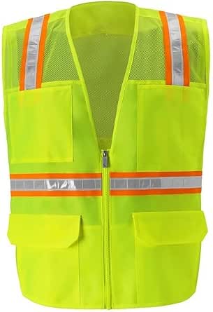 Amazon.com: Safety Depot 8048M MESH SAFETY VEST (MEDIUM) : Tools & Home ...