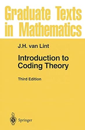 Amazon.com: Introduction to Coding Theory (Graduate Texts in ...