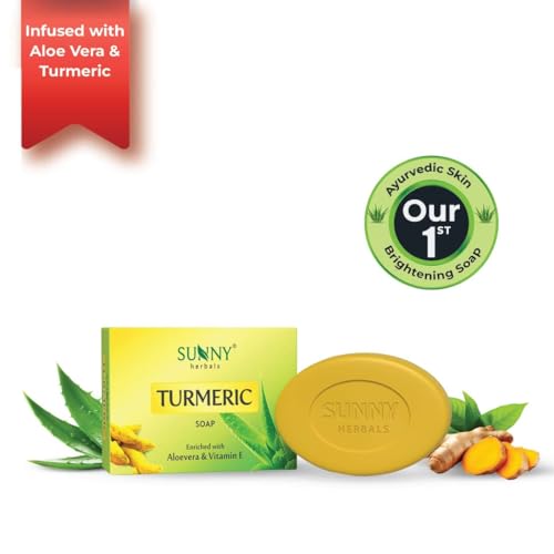 Sunny Herbals Turmeric Soap | Antioxidant & Antiseptic | Nourish and ...