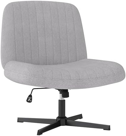 Amazon.com: DUMOS Cirss Cross Chair Legged Office Wide Comfy Desk Seat ...