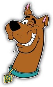 Amazon.com: Scooby Doo Face Smile Cartoon - Sticker Graphic - Auto ...