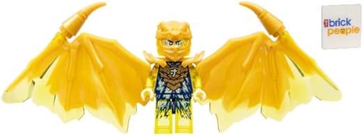 LEGO Ninjago Crystalized: Jay Golden Dragon Minifig with Nunchucks of ...