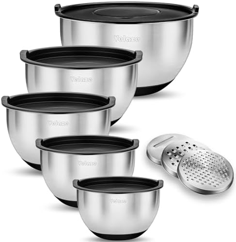 Amazon.com: Priority Chef Premium Mixing Bowls With Airtight Lids Set ...