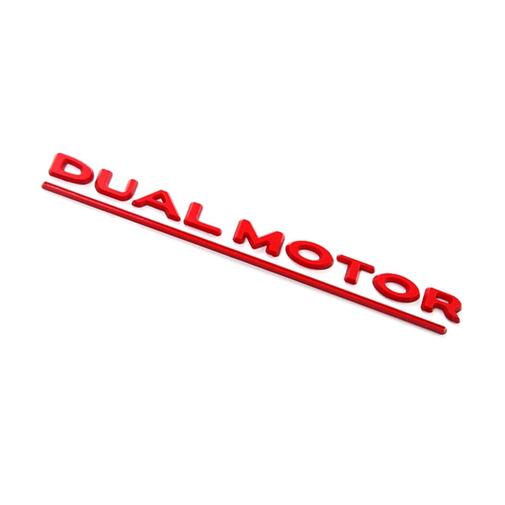 Buy LAZNG replacement plate emblems Dual Motor Decals 3D Emblems ...