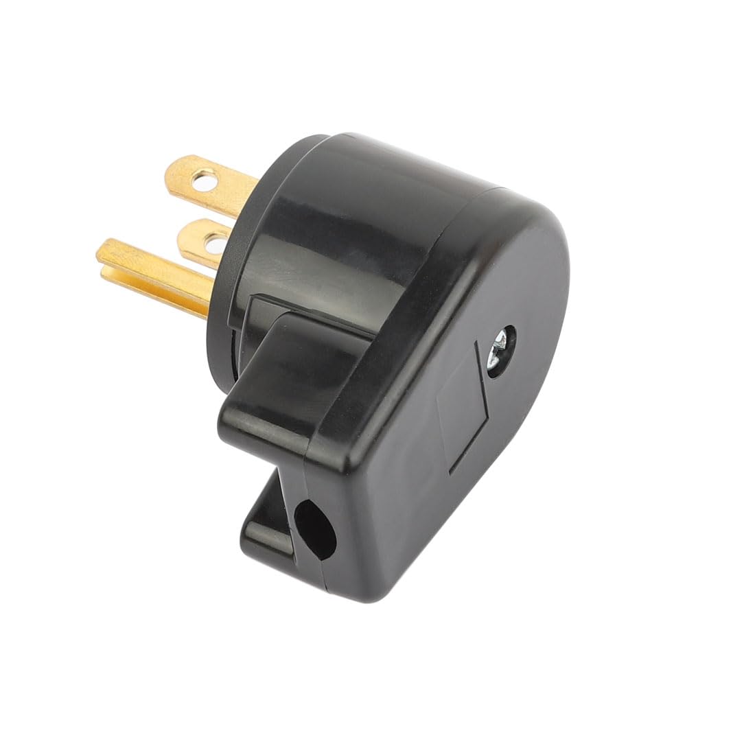 Snapklik.com : Right Angle Nema 5-15P 15A 125V AC Plug, ETL Listed Easy ...