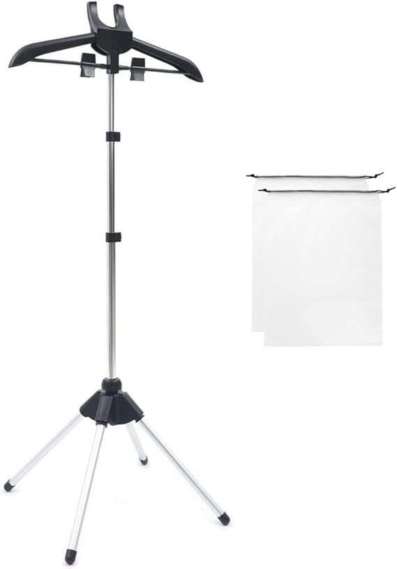 Amazon.com: Foldable Garment Hanger for Steaming Clothes, Portable ...