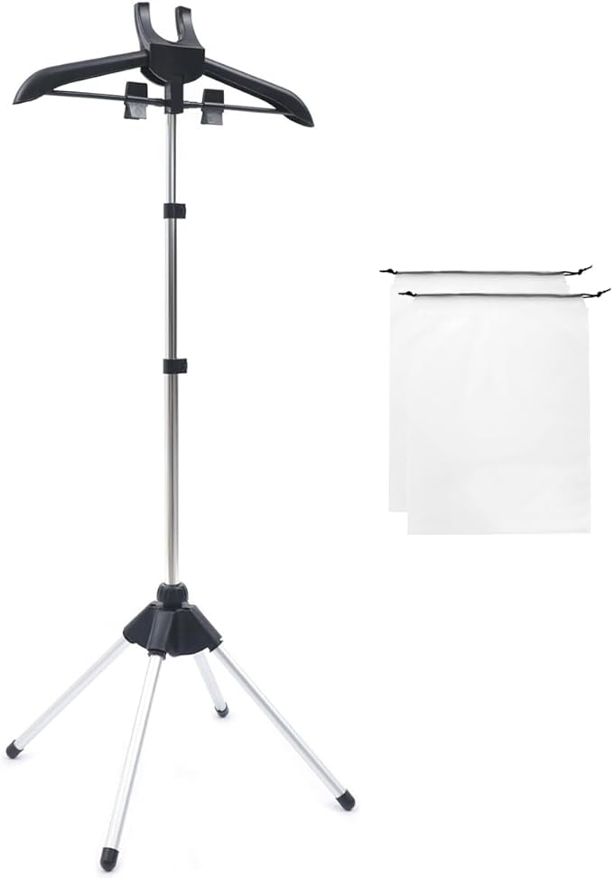 Amazon.com: Foldable Garment Hanger for Steaming Clothes, Portable ...
