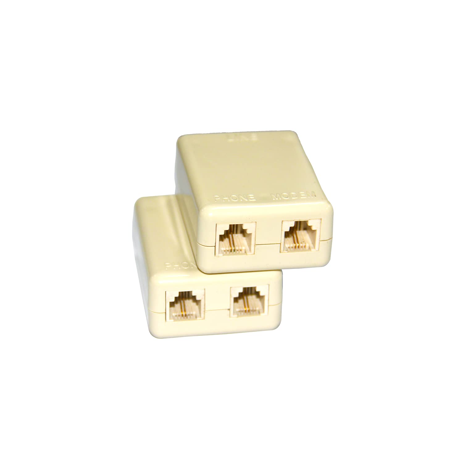 Amazon.com: RJ11 6P2C 1 Female to 2 Female Telephone Line Splitters ...