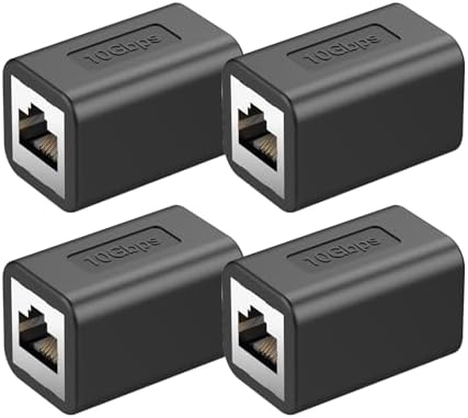 Amazon.com: HIKLOKT RJ45 Ethernet Coupler, RJ45 Coupler, in Line ...
