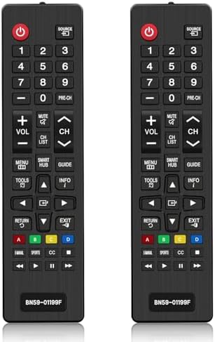 2 Pezzi Telecomando Universale per Samsung Smart TV, Telecomando TV ...